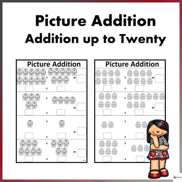Picture Addition (Add to 20) | Made By Teachers
