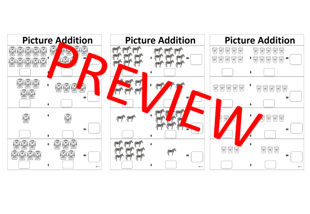 Picture Addition (Add to 20) | Made By Teachers