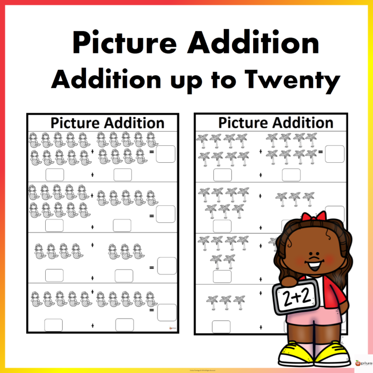 Picture Addition (Add to 20) Bundle | Made By Teachers