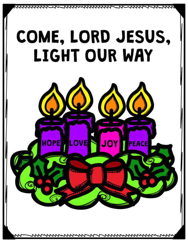 Advent Wreath Classroom Poster | Made By Teachers