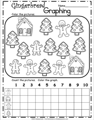 Free Counting Worksheets for Kindergarten - Thanksgiving Pie - Made By ...