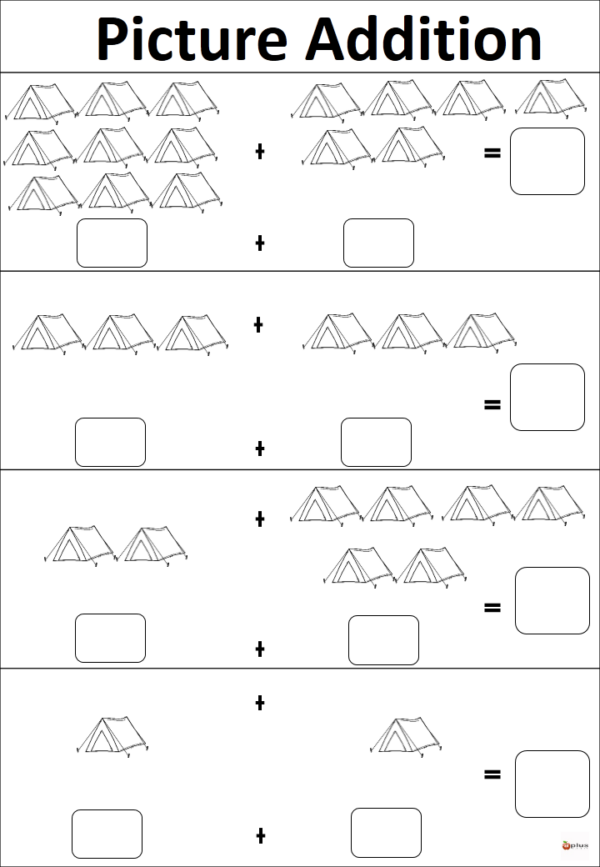 Picture Addition (Add to 20) | Made By Teachers