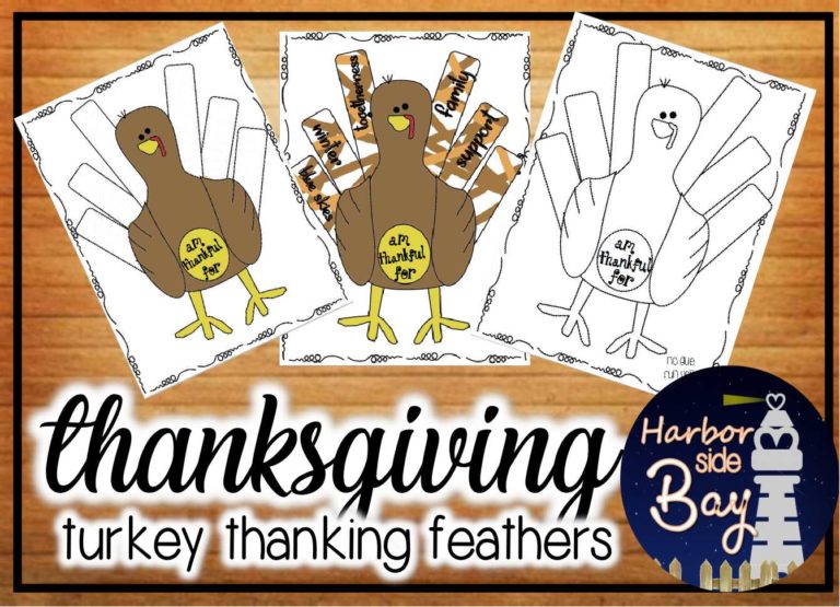 Thanksgiving Accion de Gracias Thankful Turkey | Made By Teachers