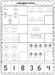 Thanksgiving Themed Numbers Cut and Paste Worksheets (1-20) | Made By ...