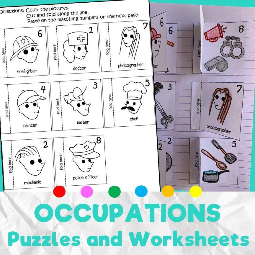 Occupation Puzzles and Worksheets | Made By Teachers