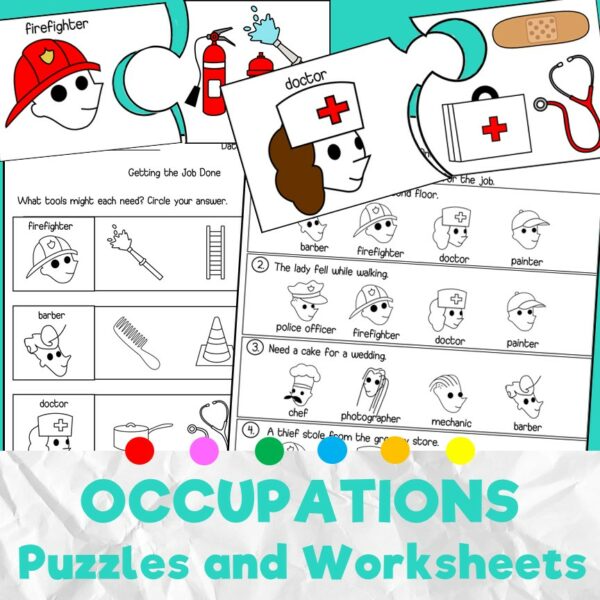 Occupation Puzzles and Worksheets | Made By Teachers