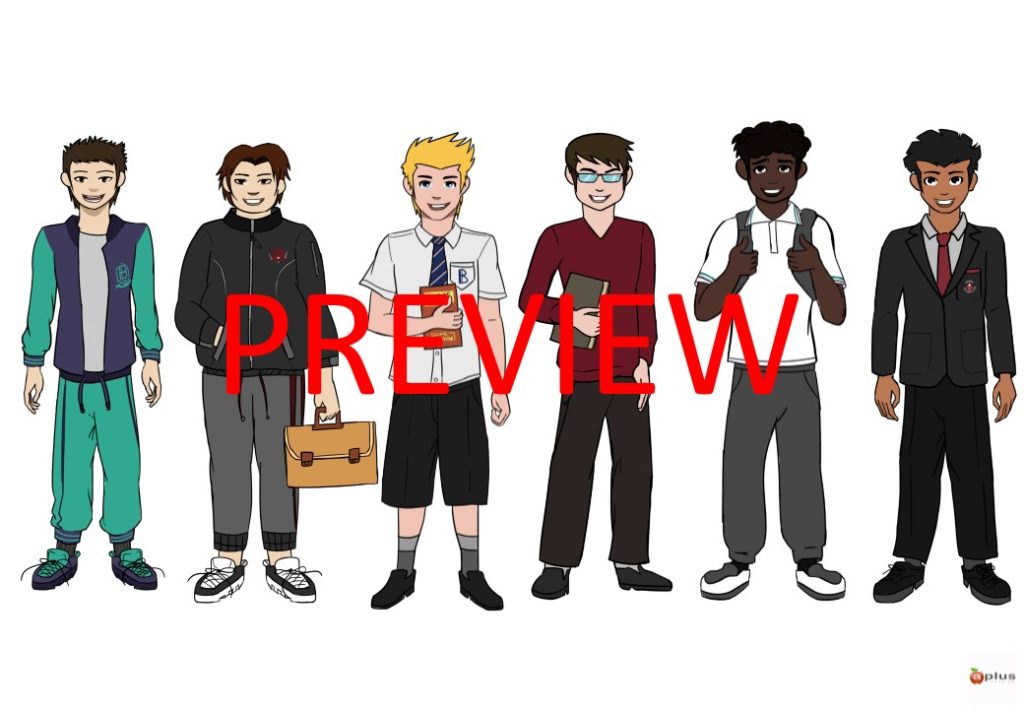Teen Back To School Clip Art | Made By Teachers