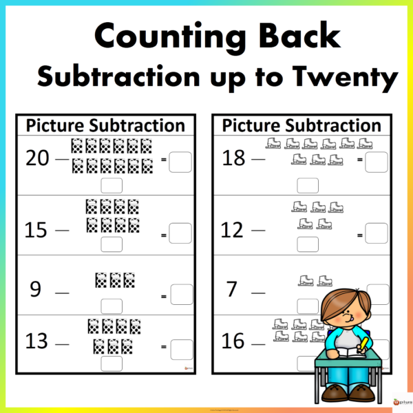 Picture Subtraction Counting Back | Made By Teachers