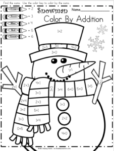 Winter Math Packet - Addition to 10 | Made By Teachers
