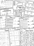 Winter Math Packet - Addition to 10 | Made By Teachers