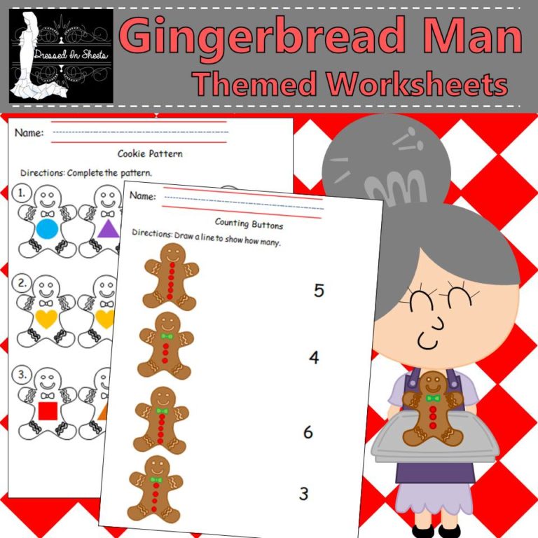 Gingerbread Man Themed Worksheets | Made By Teachers