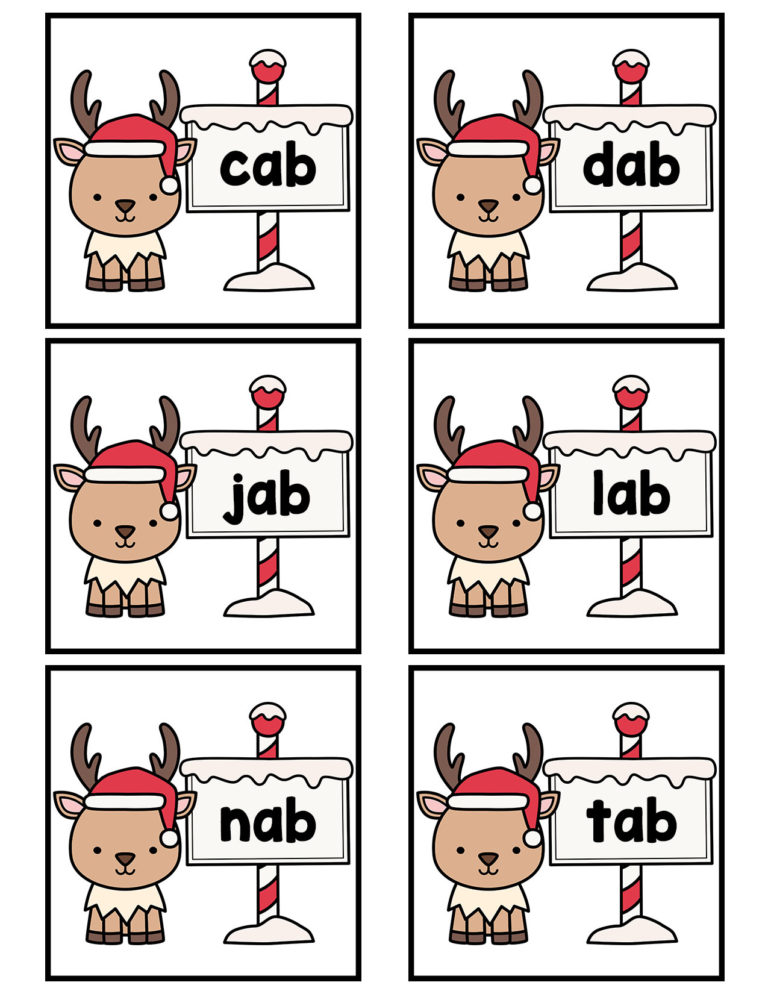 FREE Read and Match CVC Cards | Made By Teachers