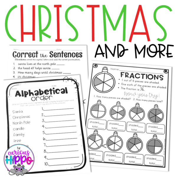 Christmas Math and Literacy | Made By Teachers