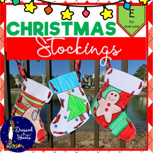 Cute Printable Christmas Stockings | Made By Teachers