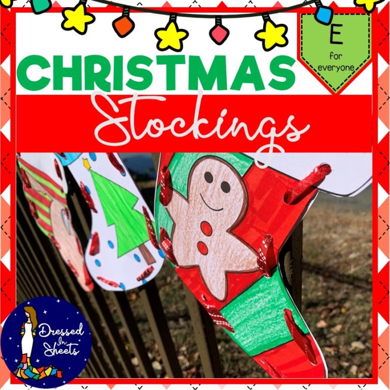 Cute Printable Christmas Stockings | Made By Teachers