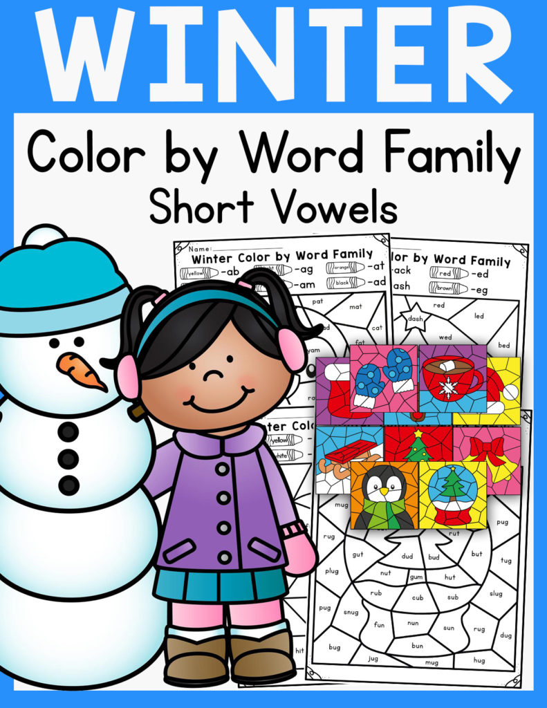 FREEBIE Winter Color by Number Printable | Made By Teachers