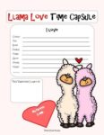 Llama Love Time Capsule - Valentine FREEBIE | Made By Teachers