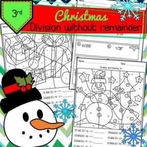 Christmas Division Without Remainder | Made By Teachers