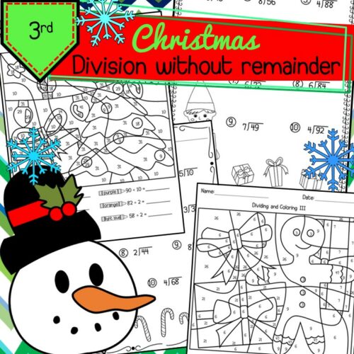 Christmas Division Without Remainder | Made By Teachers