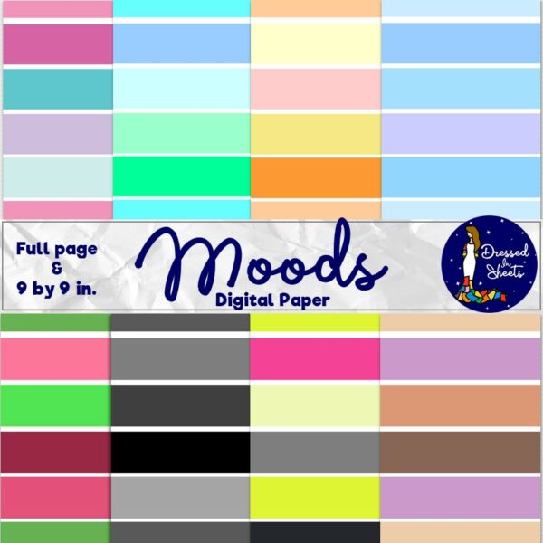 Moods Digital Paper | Made By Teachers
