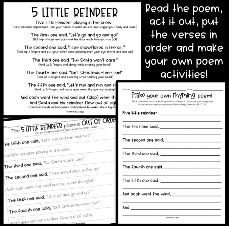 Reindeer Poem | Made By Teachers