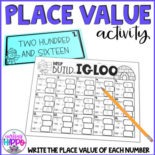 Place Value Math Freebie for 1st - Made By Teachers