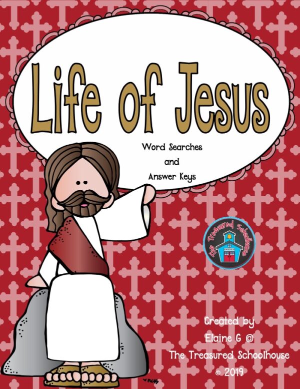 Life of Jesus Word Search Puzzles - Made By Teachers