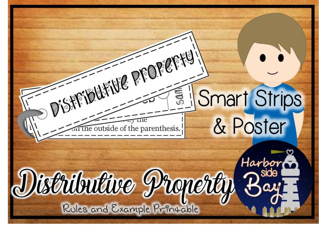 Distributive Property Poster Learning Strips | Made By Teachers