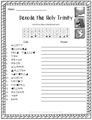 The Holy Trinity Worksheet & Activity Pack - Made By Teachers