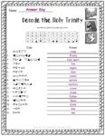 The Holy Trinity Worksheet & Activity Pack - Made By Teachers