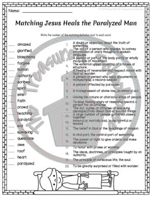 All About Jesus Heals the Paralyzed Man - Made By Teachers