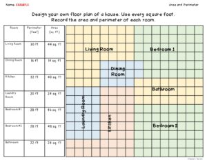Area and Perimeter Build a Room - Made By Teachers