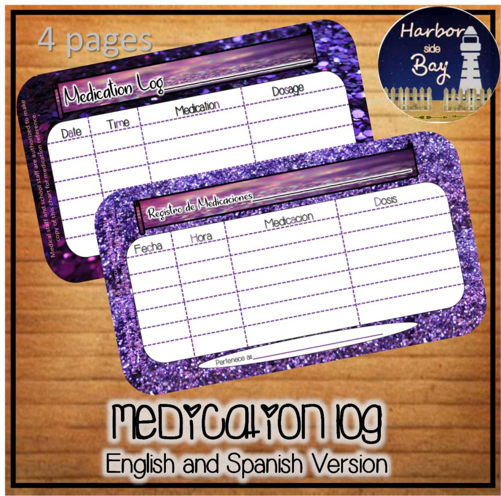 Medication Logs | Made By Teachers