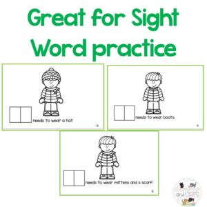 HE needs winter clothes Sight Word Reader - Made By Teachers