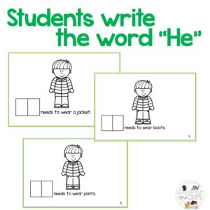 HE needs winter clothes Sight Word Reader | Made By Teachers