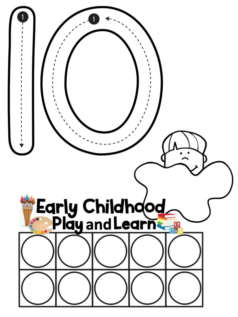 Bubble Gum Numbers Play-dough Mats - Made By Teachers