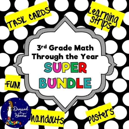 3rd Grade MATH Through the Year BUNDLE | Made By Teachers