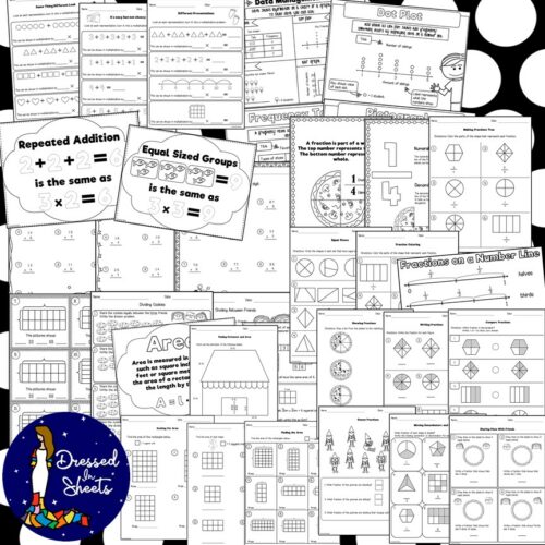 3rd Grade MATH Through the Year BUNDLE | Made By Teachers