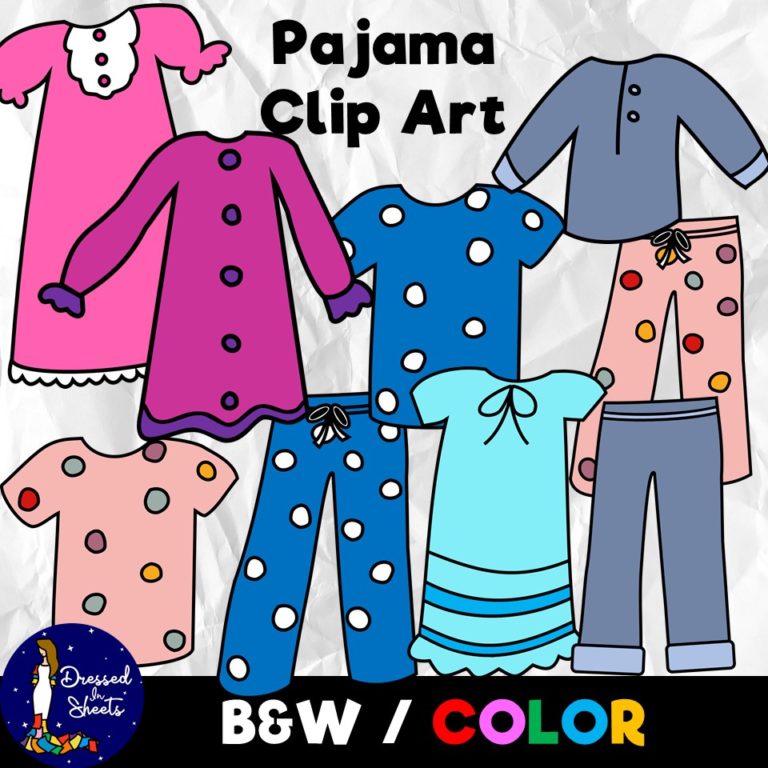 Pajama Clip Art - Made By Teachers