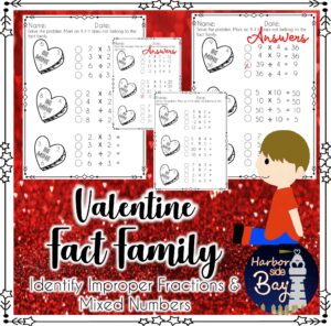 Valentine's Day Fact Family | Made By Teachers