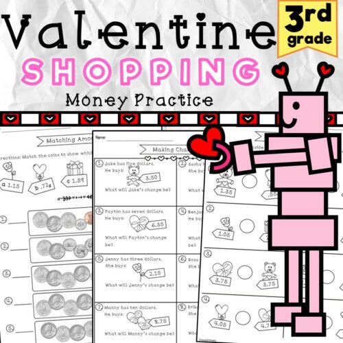 Valentine Shopping - Money Practice | Made By Teachers