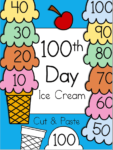 Free 100th Day of School Ice Cream Craftivity - Made By Teachers