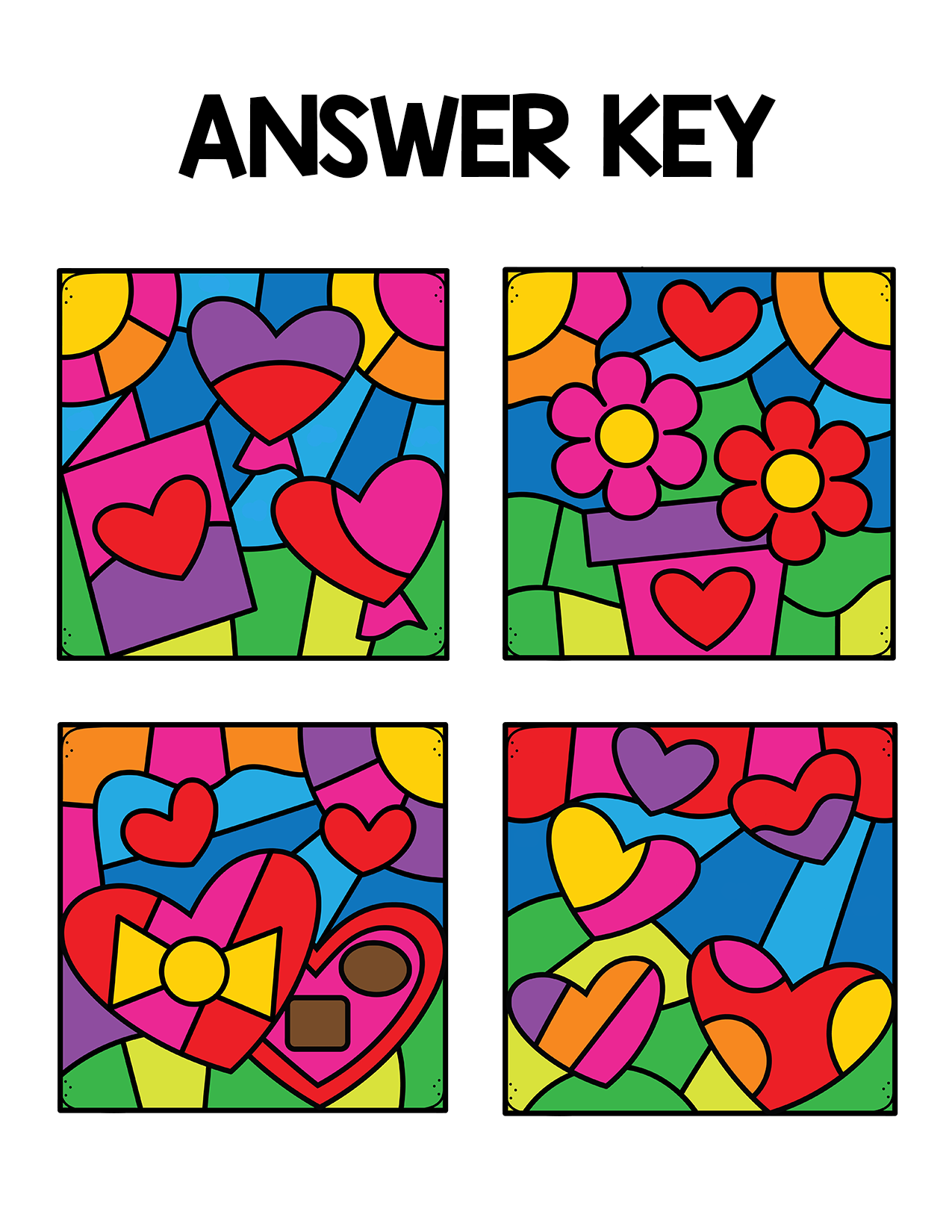 Valentine s Day Color By Sight Word Made By Teachers Valentine s Day Color By Sight Word Made By Teachers