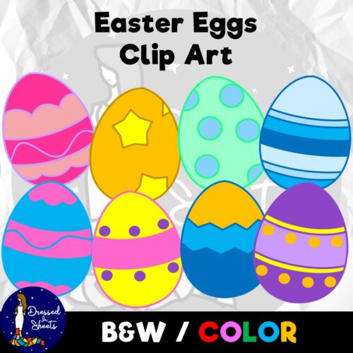 Easter Eggs Clips | Made By Teachers
