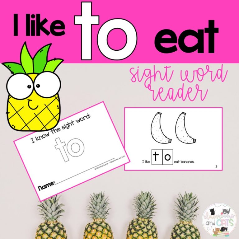 I like TO eat sight word reader - Made By Teachers