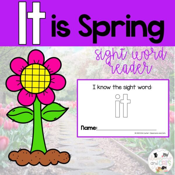 IT is spring interactive sight word reader - Made By Teachers