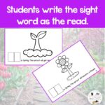 IT is spring interactive sight word reader - Made By Teachers