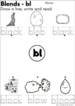 Blends Worksheet - BL, BR, CL, CR - Made By Teachers