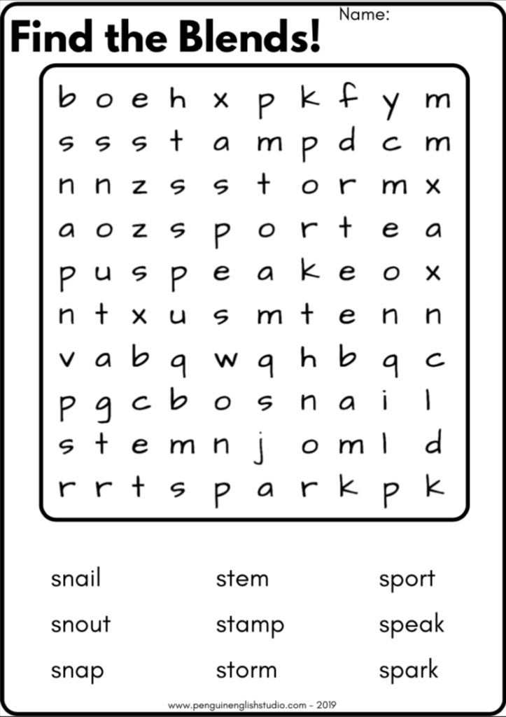 Blend Reading Worksheet - SN, SP, ST Sound | Made By Teachers