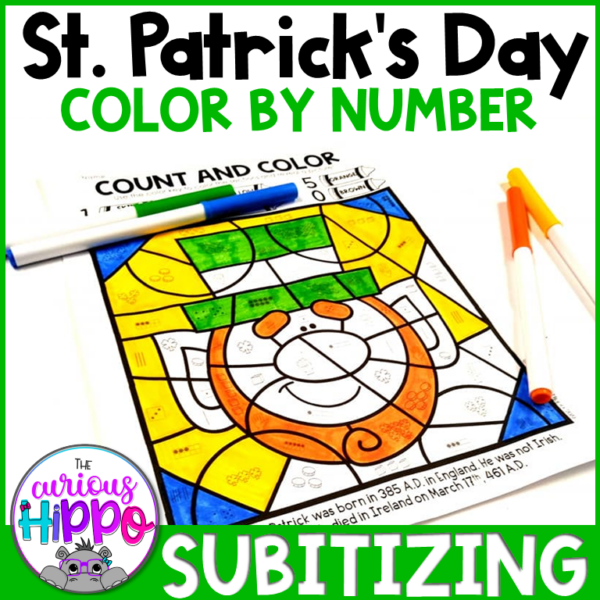 St. Patrick's Day color by number | Made By Teachers